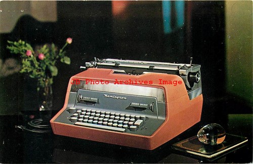 Advertising Postcard, Remington Electric Typewriter Promo, Chester ...