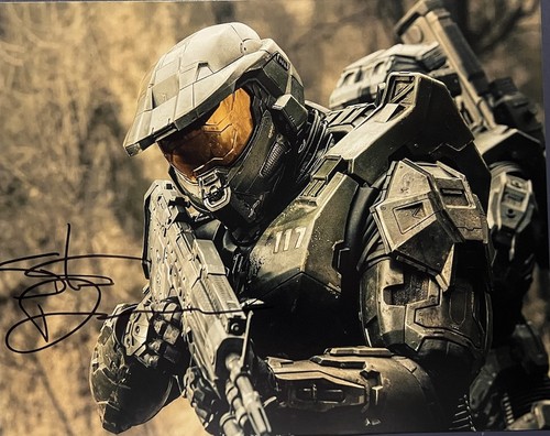 STEVE DOWNES SIGNED 8x10 PHOTO HALO MASTER CHIEF VOICE ACTOR AUTOGRAPH ...
