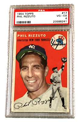 1954 Topps Card # 17 Phil Rizzuto PSA 4 | eBay
