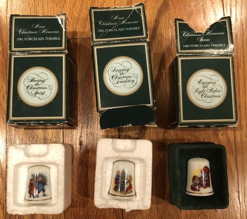 1981 1982 1983 AVON THIMBLE SET | eBay