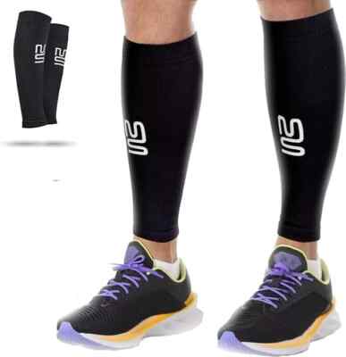 Elastic Calf Support Compression Sleeves Running Leg Pain Shin Splints ...