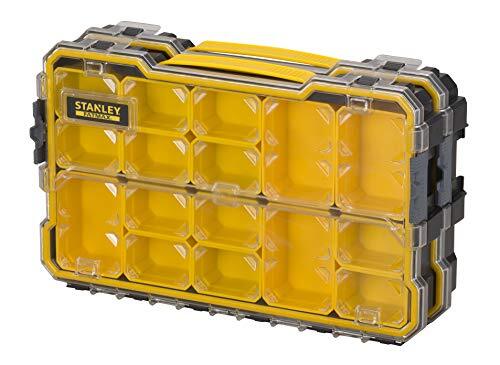 STANLEY FATMAX Pro 2/3 Shallow Stackable Storage Organiser for Small ...