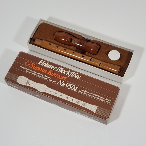 Hohner Blockflote C-Sopran Konzert Nr. 9504 Recorder Baroque Fingering ...