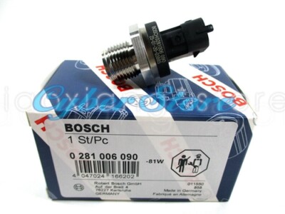 1PCS 0281006090 for system fuel common rail pressure sensor | eBay