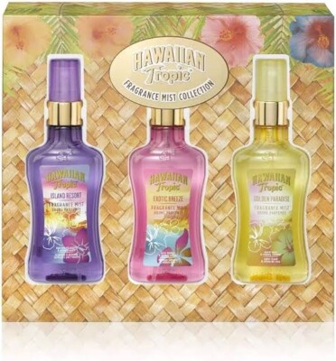 Hawaiian Tropic Set 100ml Body MIST GIFT SET - Exotic Breeze Golden ...