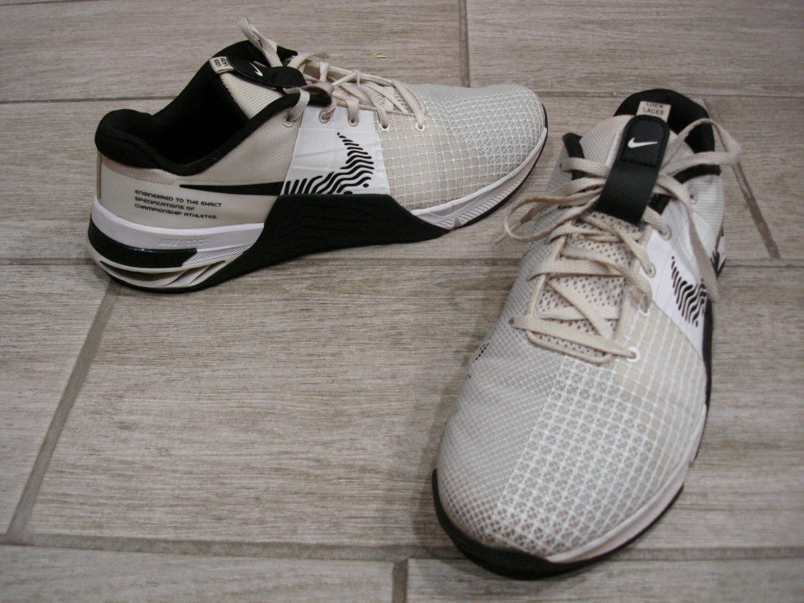 Size 12 - Nike Metcon 8 TB White Black for sale online | eBay