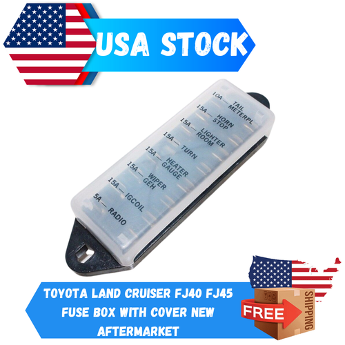 FIT FOR TOYOTA LAND CRUISER FJ40 FJ45 FUSE BOX WITH COVER New ...