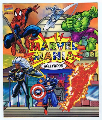 Marvelmania Original Restaurant Menu VG 1997 Not Available to Public ...