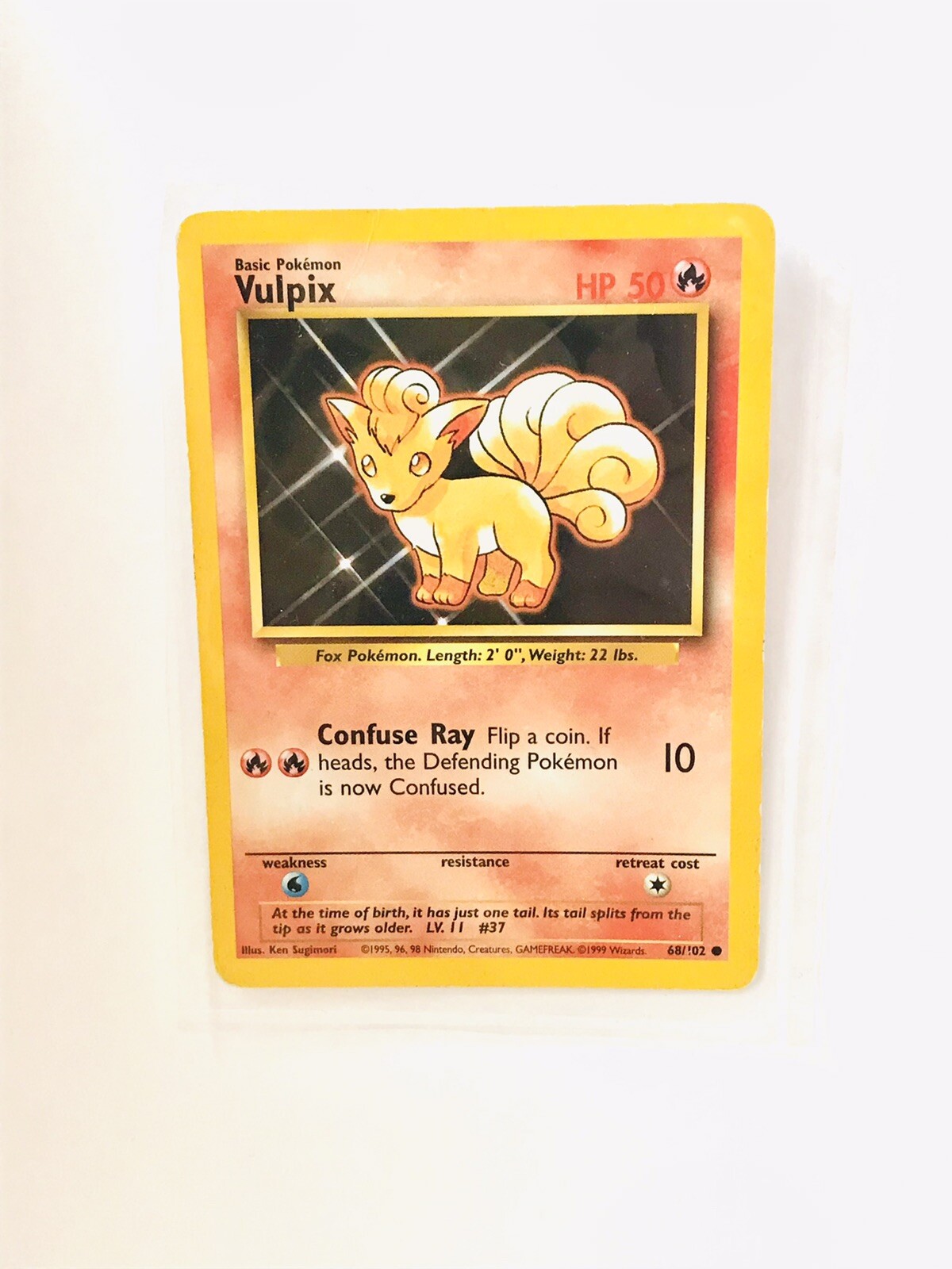 Vulpix 1995 Poke’mon Card | eBay