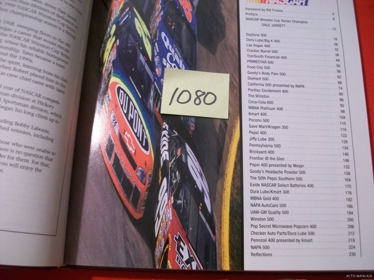 THE OFFICIAL CHRONICLE OF THE 1999 NASCAR WINSTON CUP SERIES SEASON ...