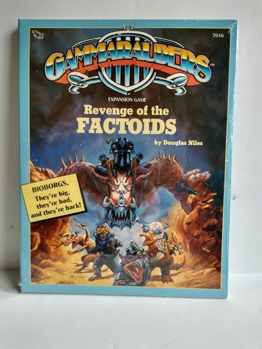 Gammarauders Expansion Revenge Of The Factoids TSR 7016 1989 sealed d&d ...