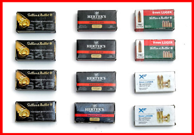 12 - EMPTY - SUPER COMPACT 50 Round 9mm Cartridge Boxes | eBay