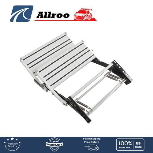 Aluminum Two Step Pull Out Retractable RV Camper Platform Steps Stair ...