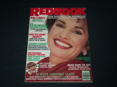 1986 DECEMBER REDBOOK MAGAZINE - SUSAN LUCCI COVER - FASHION - PB 3512 ...