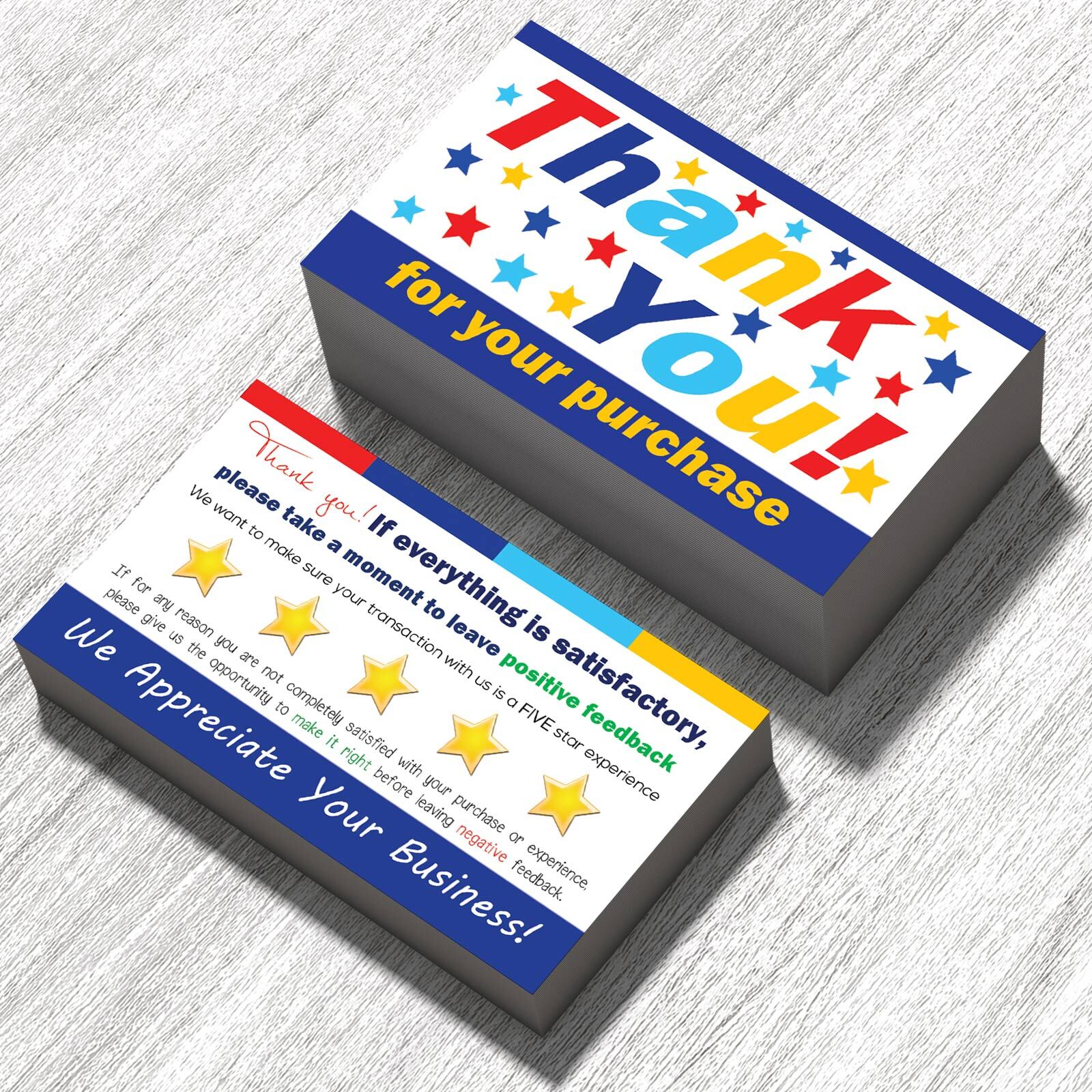 for eBay Thank You Cards Seller Notes | eBay