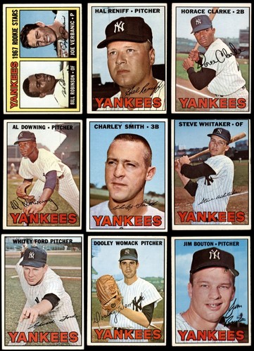 1967 Topps New York Yankees Near Team Set 5.5 - EX+ 6906136 (13 / 28 ...