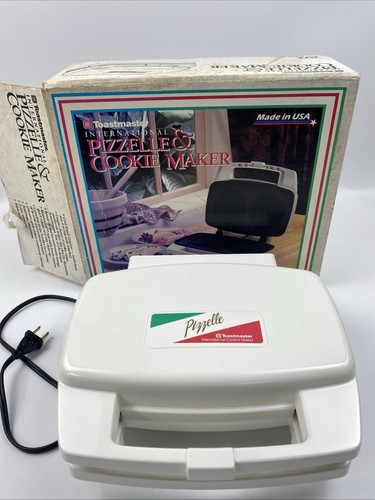 Toastmaster Pizzelle Baker Model 292 Italian International Cookie Maker ...