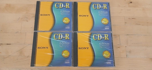 Lot Of 4 Sony CD-R CD Recordable 650MB/74min Compact Disc CDQ-74CN | eBay