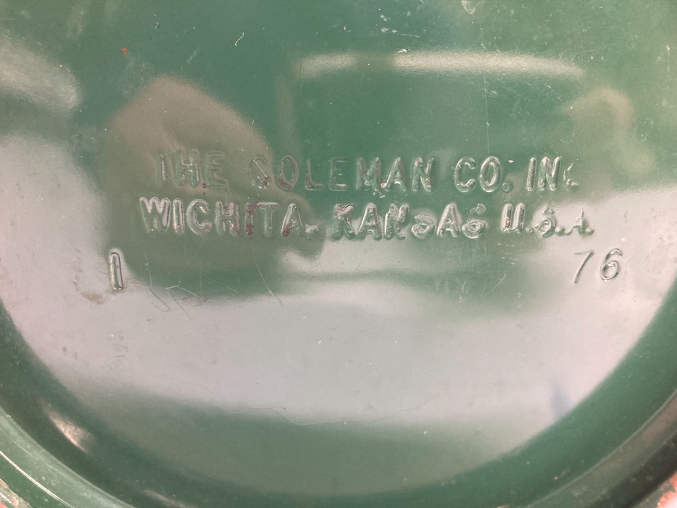 Vintage 1976 Coleman Dual Lantern 228H Big Hat GLOBE USA w/ Clamshell ...