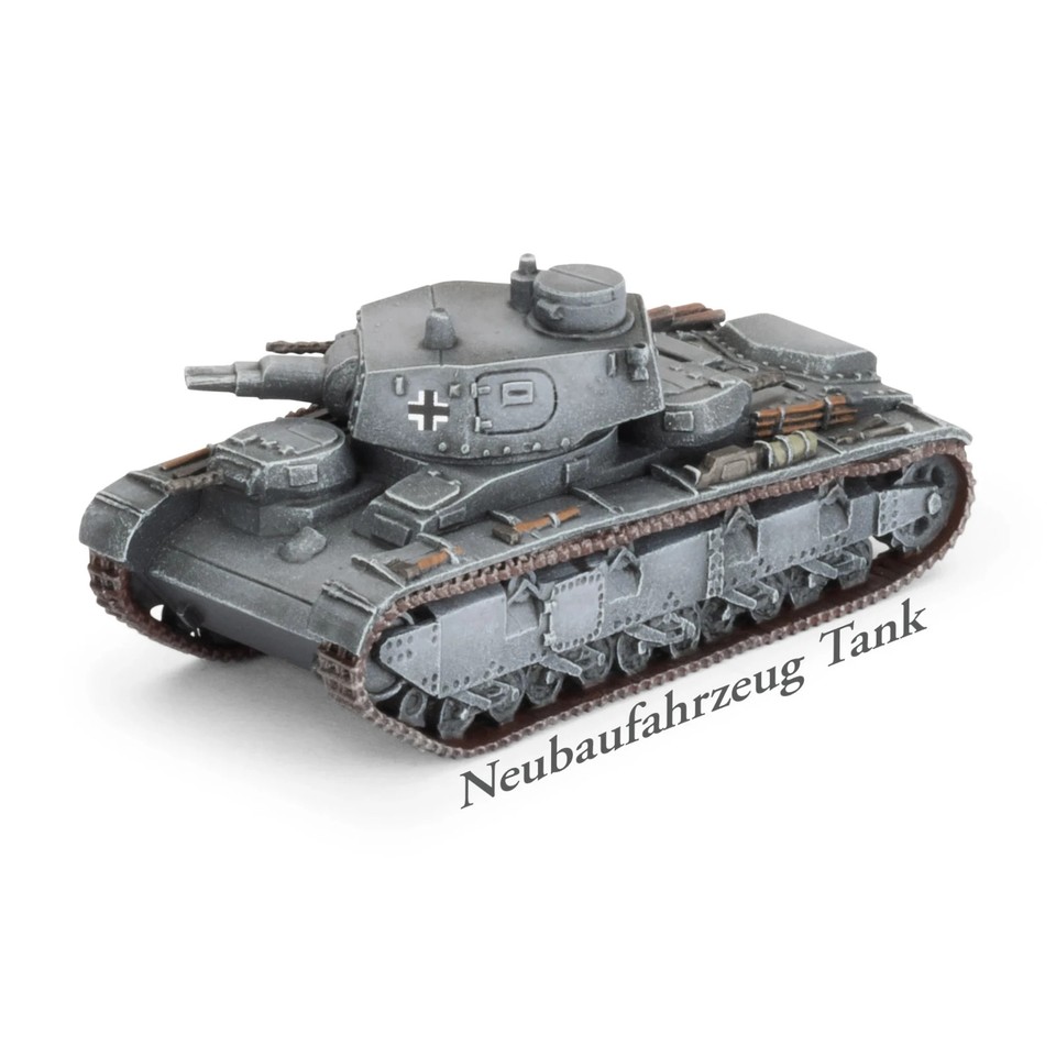 Flames of War German Neubaufahrzeug Panzer Platoon (x3) May 16 Pre ...