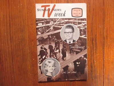 Jan-1962 Lancaster Pa TV Magaz(DANCE PARTY/TERRY ABRAMS/GINI LOU GERACI ...