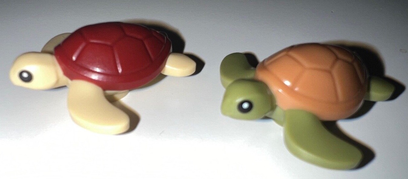 NEW LEGO Sea Turtle Ocean Water Sea Animal Tan or Olive Green | eBay