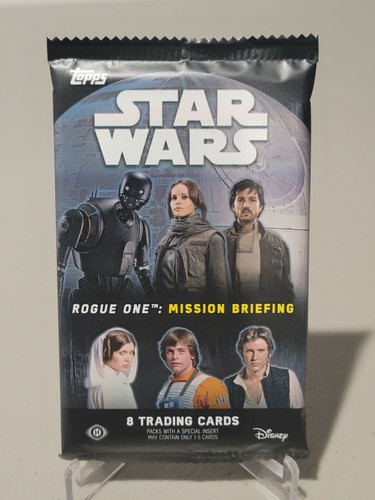 TOPPS STAR WARS ROGUE ONE FACTORY SEALED HOBBY PACK 8 CARDS | eBay