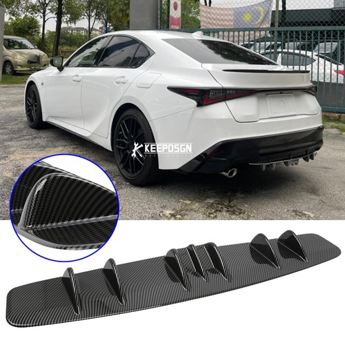Fin Rear Bumper Diffuser Splitter Spoiler For Lexus IS300 IS350 F Sport ...