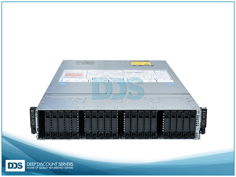 Dell C6400 24 SFF 4x C6420 8x 26-C 20Ghz 512GB 8x NEW 960GB NVMe SSD ...