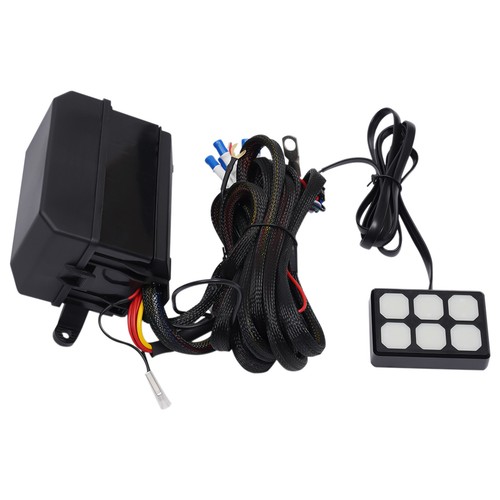Universal SIx Gang Switch Panel Waterproof Circuit Control Box Button ...