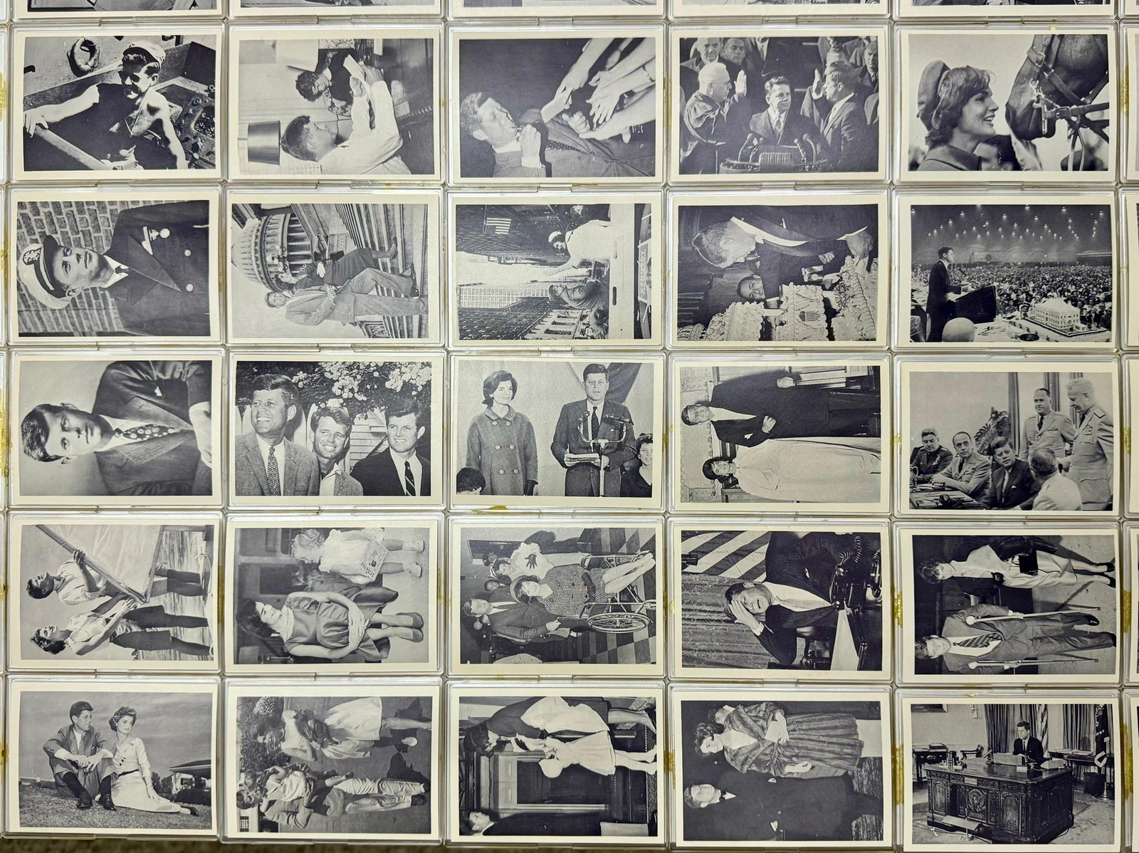 President John F. Kennedy JFK Vintage Trading Card Set 64/64 Cards ...