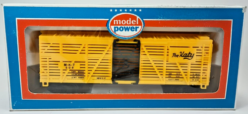 Model Power HO Scale 40' Cattle Freight Car. The Katy. #8013. | eBay