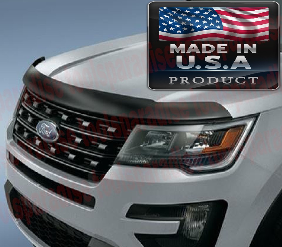 BUG DEFLECTOR Hood Shield Protector 2019 - 2016 FORD EXPLORER Stone Bug ...