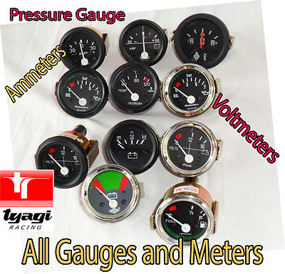 CAR TRUCK 12V 52mm Dial WATER TEMPERATURE 40-120bar DASHBOARD GAUGE ...