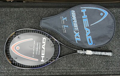 NEW Vintage Head Fused Graphite XtraLong Tennis Racquet 27 3/4 with 4-1 ...