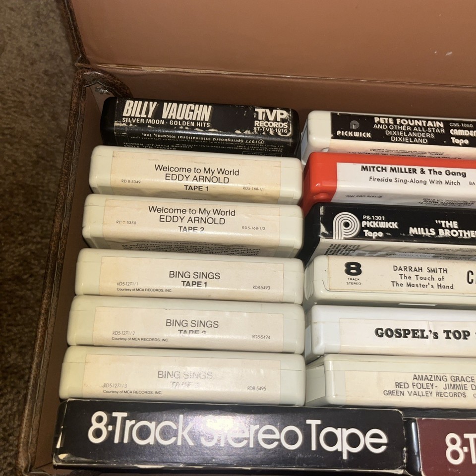 8-TRACK TAPES 27 TRACKS WITH CASE | eBay