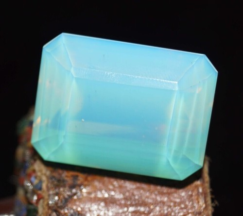 34.8X26mm Certified Green Welo Opal Emerald Cut Loose Gemstone 111.50Ct ...