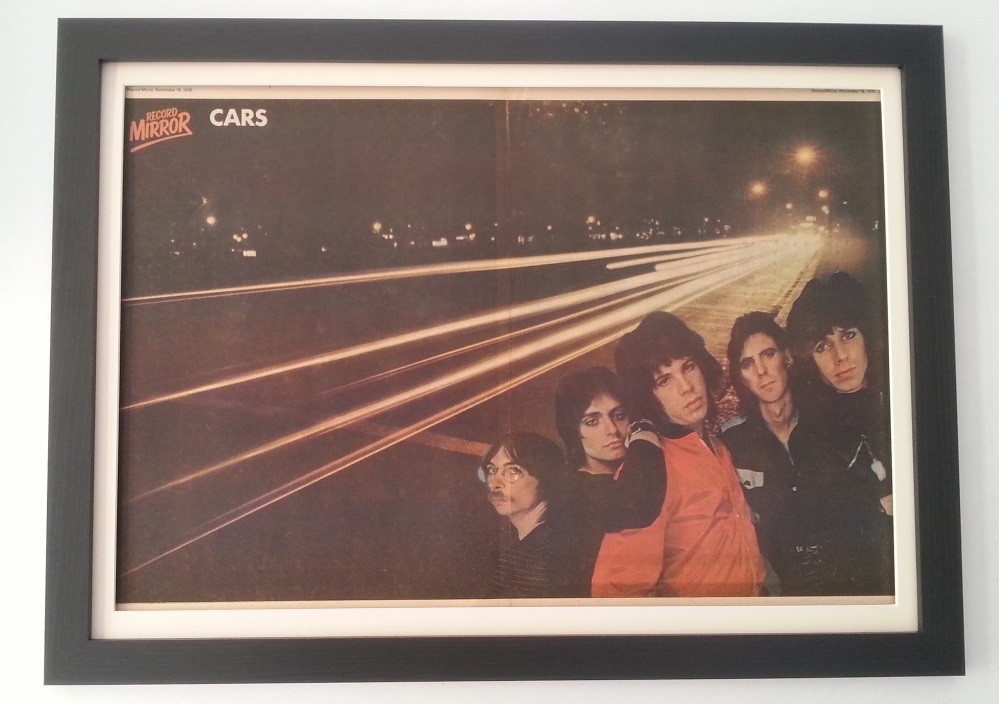 The CARS*1978*ORIGINAL*POSTER*FRAMED*FAST WORLD SHIP | eBay
