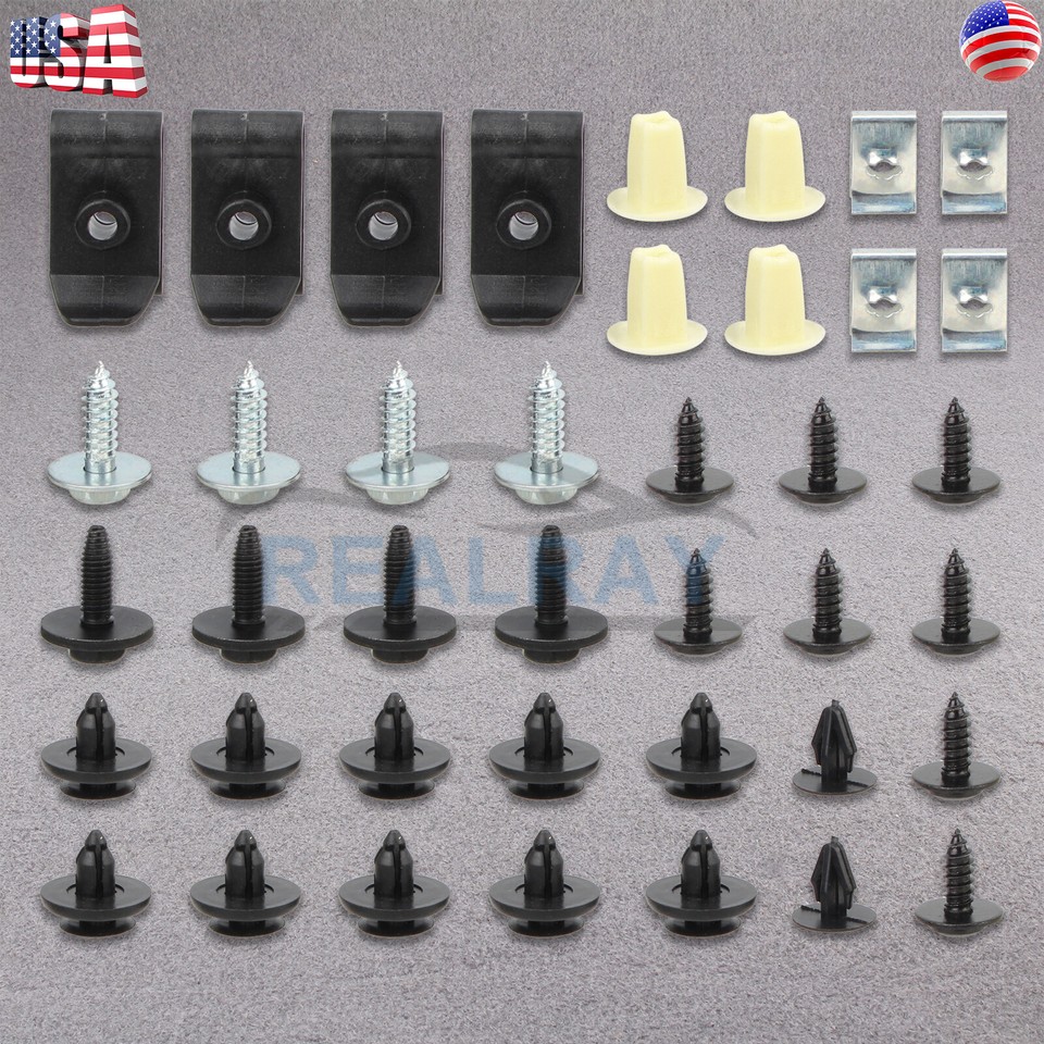 Engine Undertray Cover Bottom Shield Guard Screws Bolts Retainer Clips ...