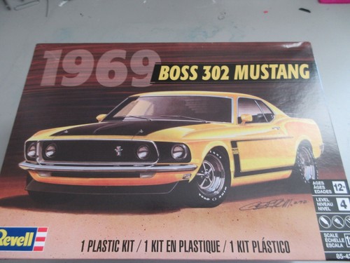 REVELL 1969 BOSS 302 MUSTANG MODEL CAR KIT - NEW IN SEALED BOX - NICE ...