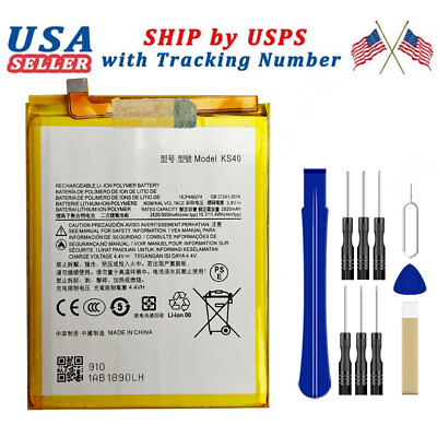KS40 Battery For Motorola Moto E6 Play XT2029-1 XT2029-2 / E6i XT2053-5 ...
