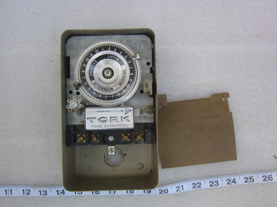 Tork 1101 1103 7100 7200 8001 120V Coil Time Switch Timer, Used | eBay