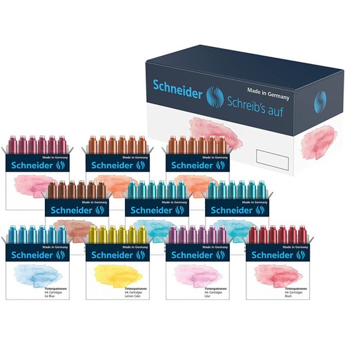 Lot de 10 boîtes de cartouches d'encre pour stylo plume - Couleurs ...