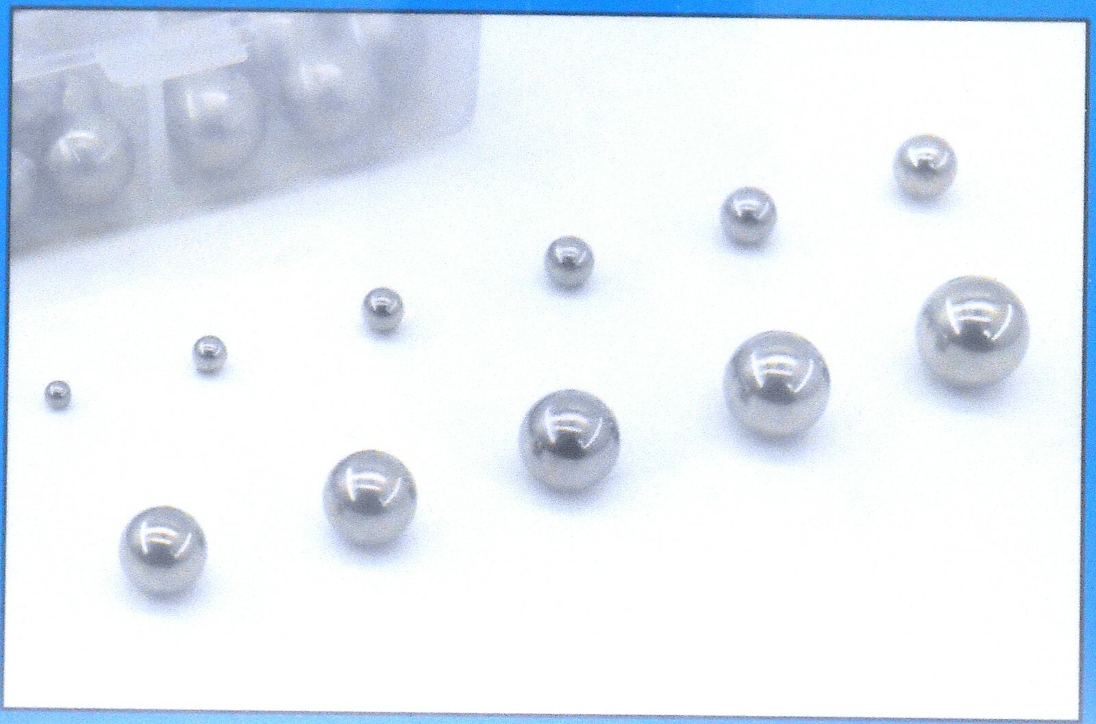 430pc Stainless Steel Chrome Ball Assortment Ball Bearing Assorted Set ...