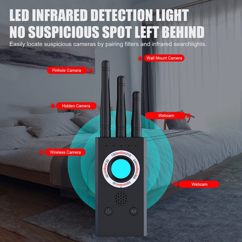 Anti-Spy RF Signal Detector Scanner Tracker Hidden Camera GSM Audio Bug ...