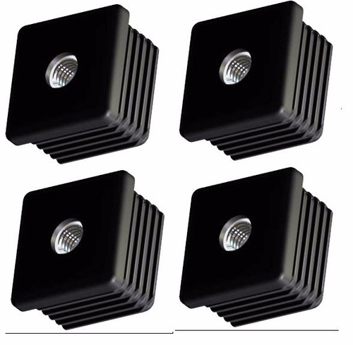 Square Threaded Tube Inserts - M10 Thread (Set of 4 Inserts) | eBay
