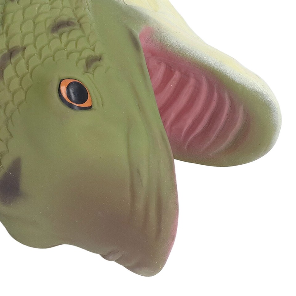 Soft Fish Hand Puppet High Simulation Bass Head Hand Puppet Toys | eBay