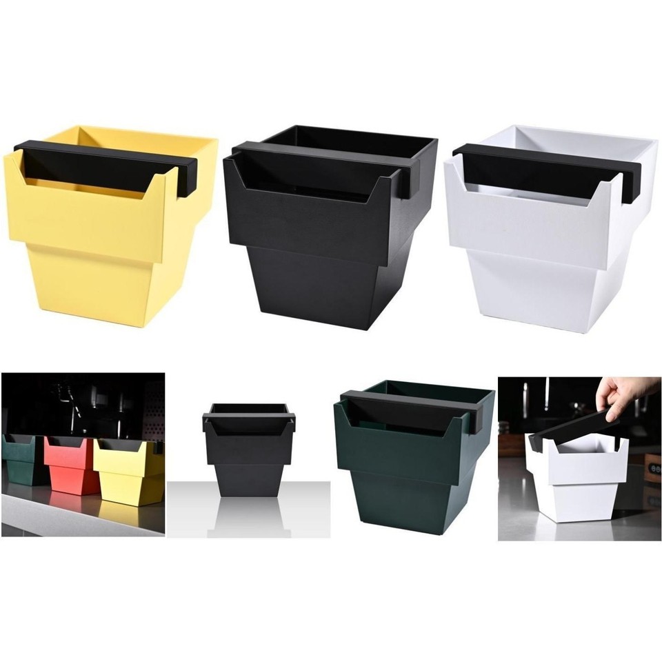 Coffee Grounds Container Large 1200ml with Trapezoid Shape and Square ...