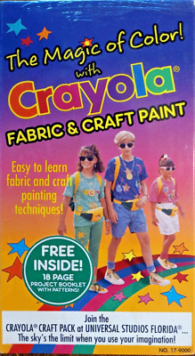 The Magic of Color! Crayola Fabric & Craft Paint VHS Sealed 1993 | eBay