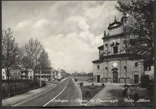 CARTOLINA - Codogno, Chiesa di Caravaggio in Viale Albina - (4778) | eBay